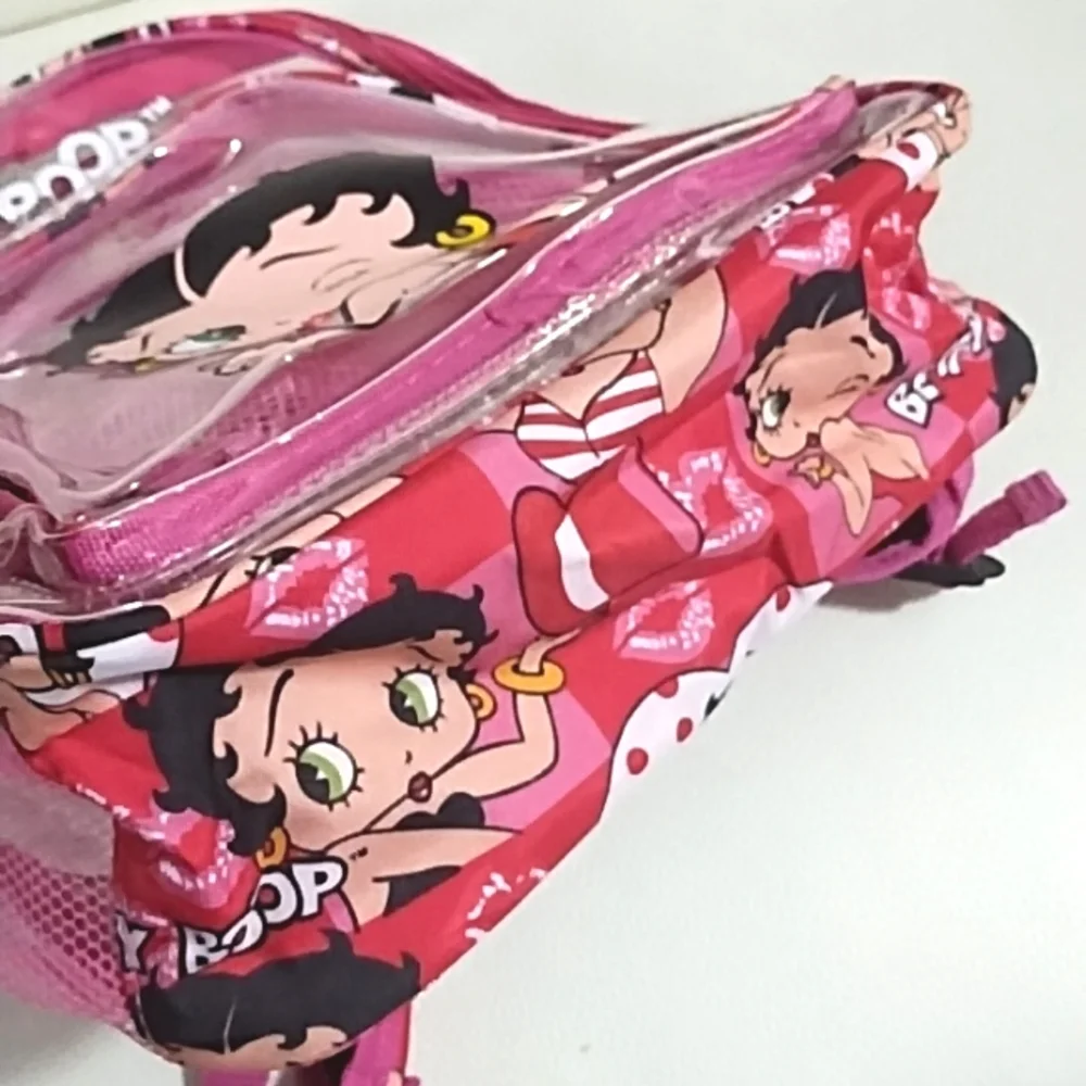 Betty Boop | Bags | Betty Boop Large Clear Backpack | Poshmark